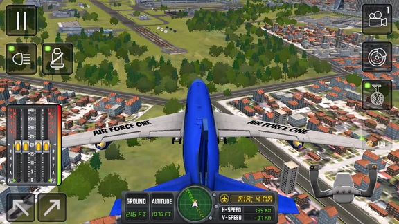 飞行模拟2018:波音747手动降落