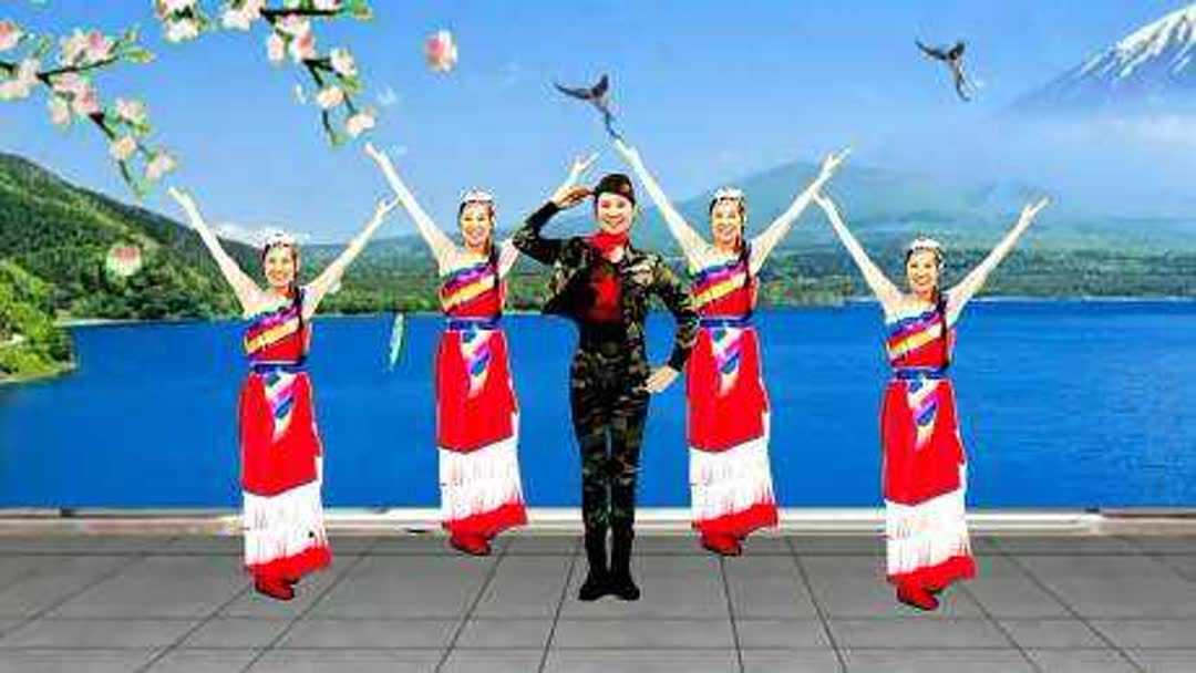 欢快藏舞《洗衣歌》,老歌新跳,别出新载!