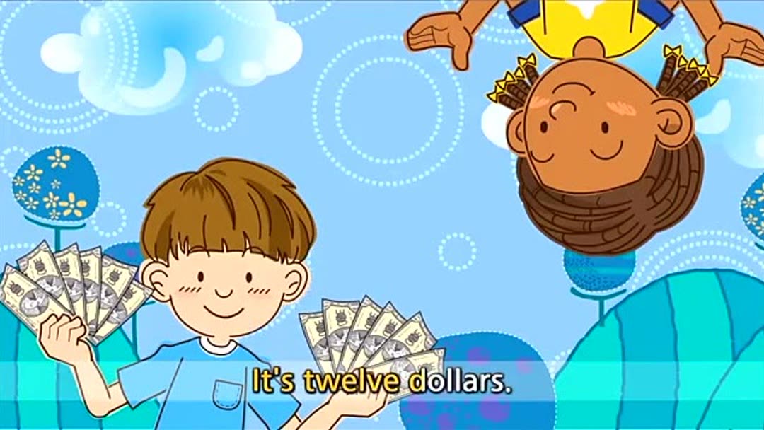 幼儿英语唱着学,日常对话之十三,how much is it