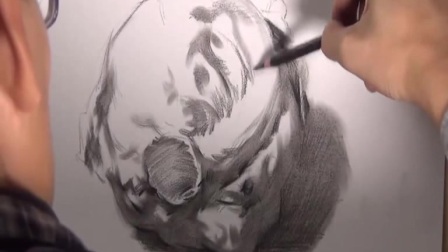 人物素描教程_儿童油画棒画教程_素描卡通画