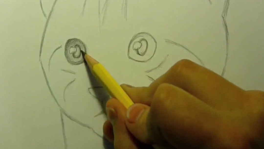 素描撸一只猫,这样的方法快速简单