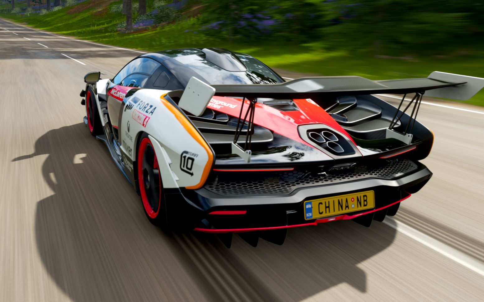 致敬车神!迈凯伦塞纳极限下压力环岛7分04秒!Tas歌莉娅环岛【地平线...