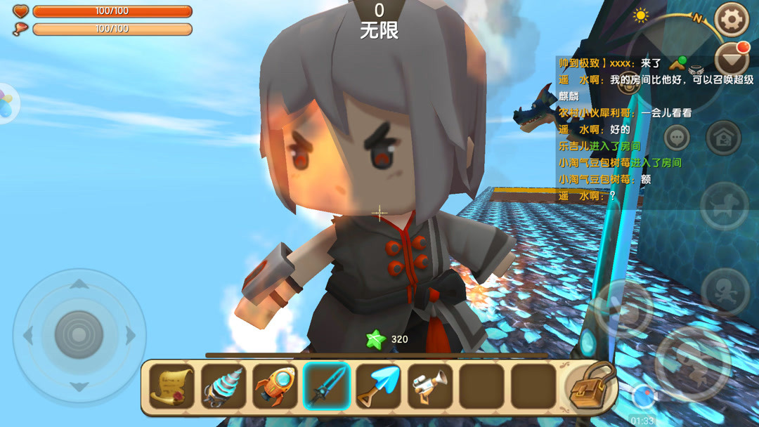 犀利哥迷你世界职业战争三打一