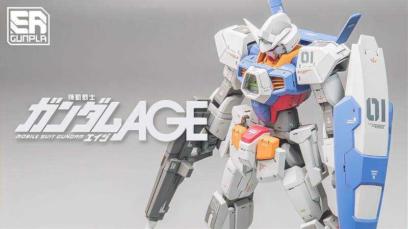 「模型技巧」HG AGE 01 高达 普通基本型 喷涂改造 制作教学