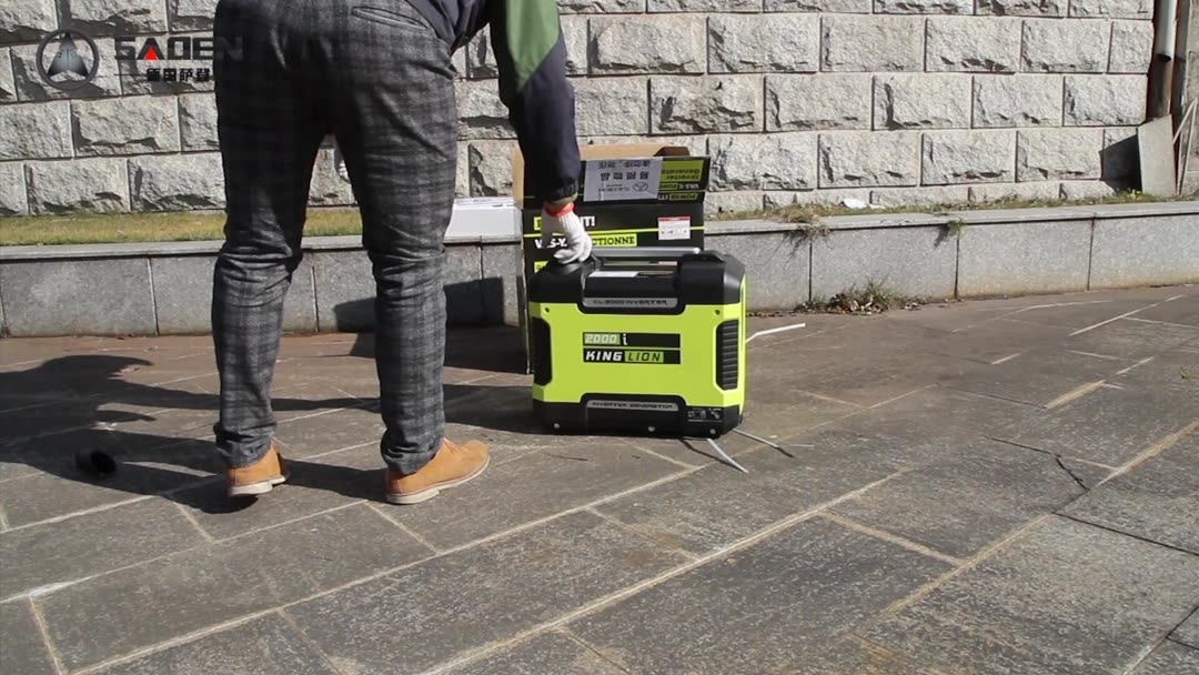 汽油发电机操作启动步骤演示