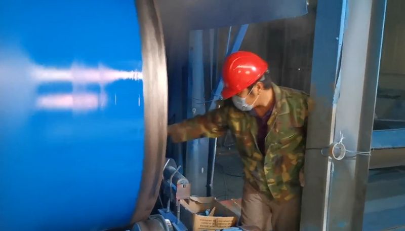 大口径涂塑涂塑钢管内外涂塑工艺流程-友诚管业
