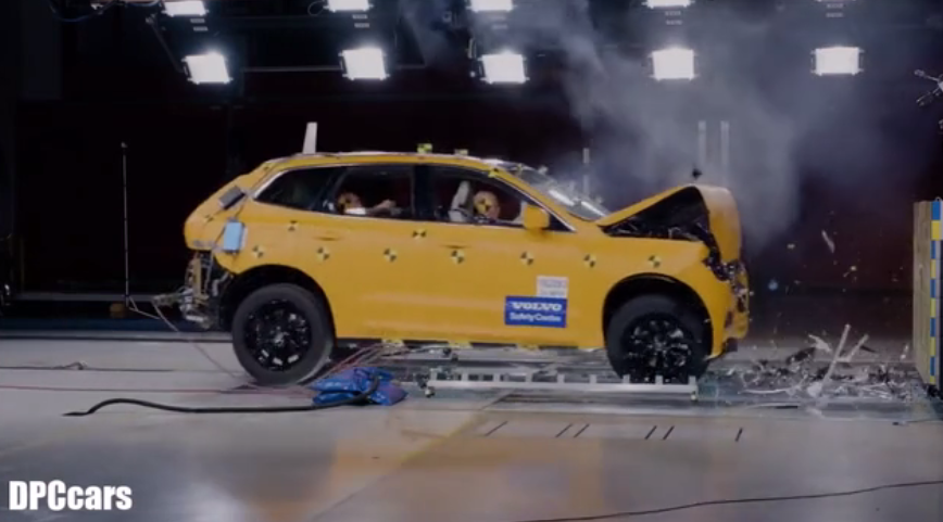 传说是2018款沃尔沃XC60 沃尔沃公司内部测试和主动安全系统广告