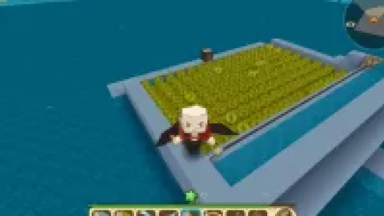 迷你世界生存冒险: 水星迫降, 半仙开始建造全自动农场