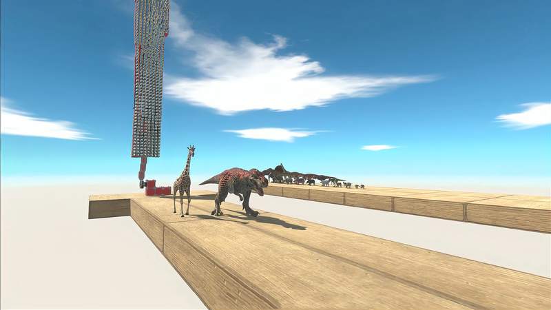 动物战争模拟器游戏 霸王龙居然神反转