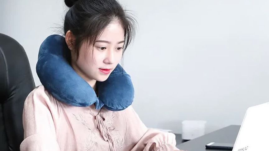 #U型枕#颈椎#护颈枕#护脖子#靠枕#U形枕头#便携#旅行#坐车