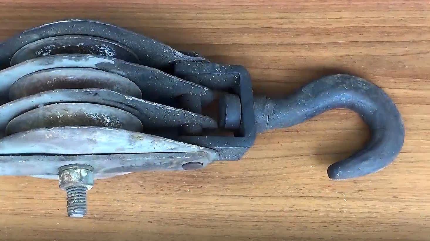 这样滑轮很多人都见过-里面的结果见过的不多!