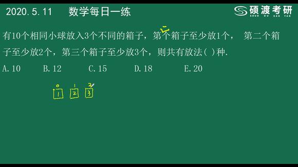 21考研管综数学每日一题之5.11,考研人,加油!
