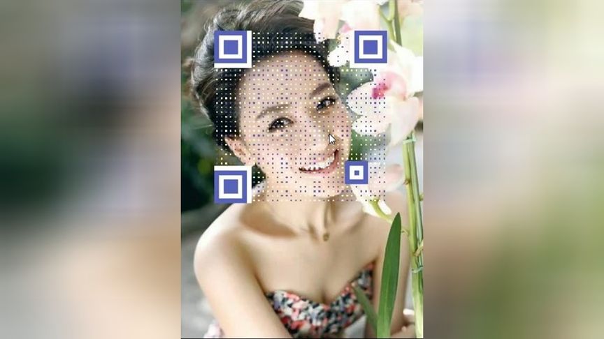 手机上制作可嵌入自己照片的二维码,彩色自定义个性十足