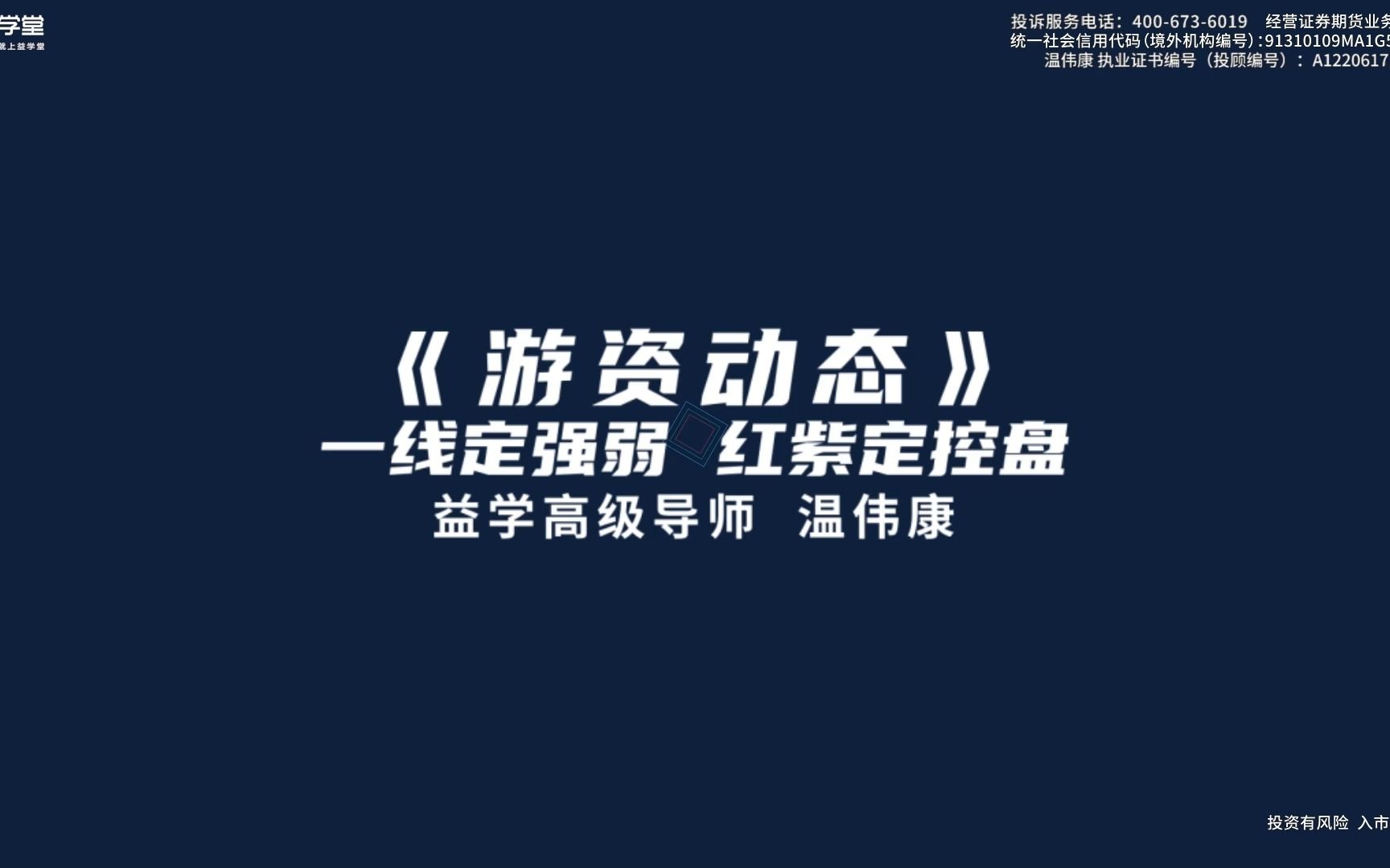 如何判断大资金控盘强度?益学堂【游资动态指标】一点定强弱,红紫定...