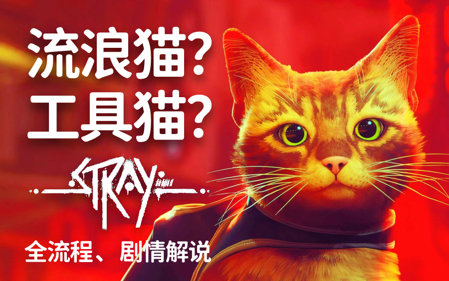 流浪 / 迷失(Stray) - 猫咪模拟器,全程治愈,实况解说