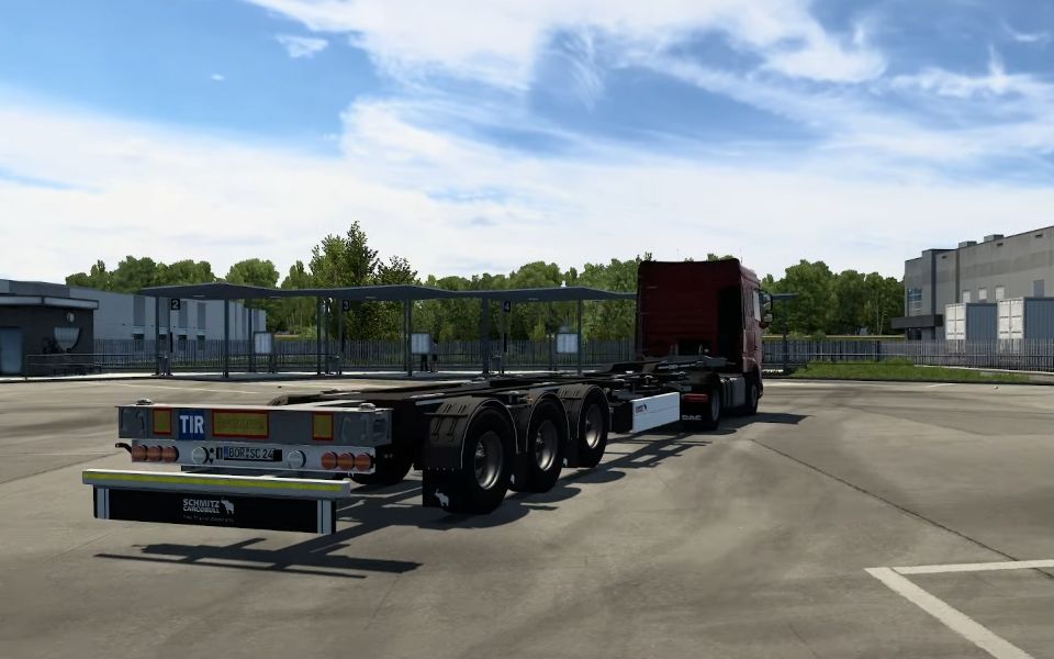 欧卡2Mod:JSTV的史密茨集装箱拖车 免费精品了也属于是 PORTE ...