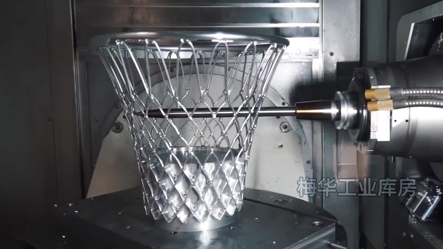 顶级Cam应用,加工篮球网,这技术服不服!#数控加工 #精密加工