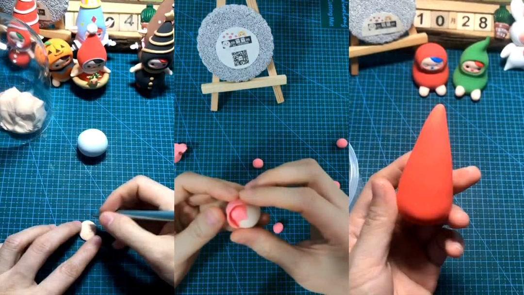 超轻粘土:玫瑰花的教程