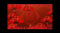 B57戏台背景 戏曲 中式婚礼喜堂 京剧演出晚会LED大屏幕动态视频素材