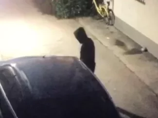 广东佛山 男子因工作不顺 宵夜后随手捡板砖砸坏路边的汽车