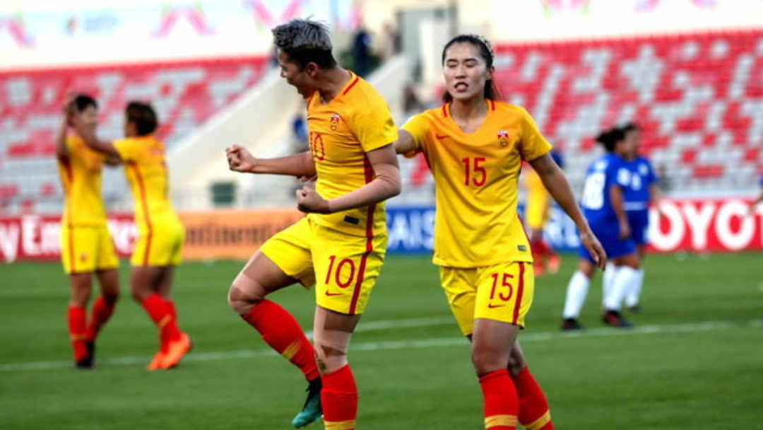 女足亚洲杯-中国3-0菲律宾夺2连胜 进军世界杯