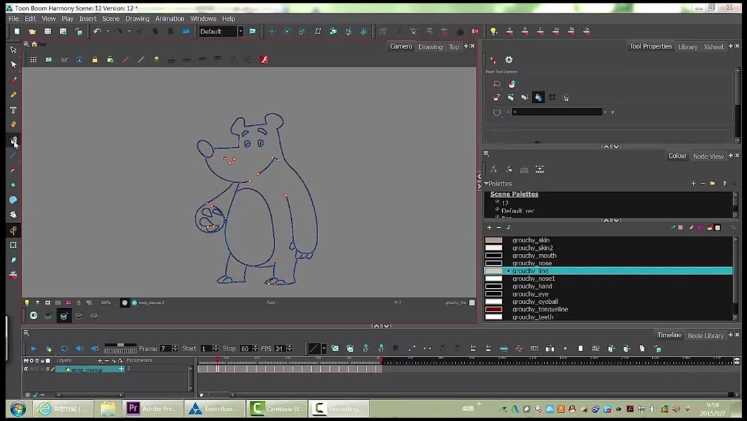ToonBoomHarmony使用技巧介绍系列之四工具和工具属性的介绍