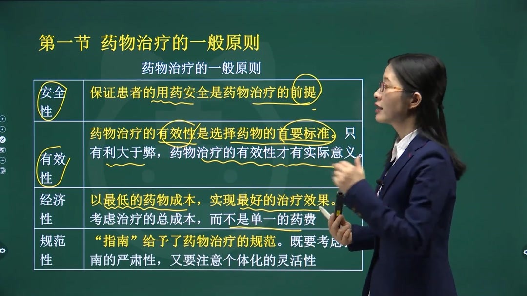 2022医院药学主任 药物治疗的一般原则、药物治疗的基本过程01