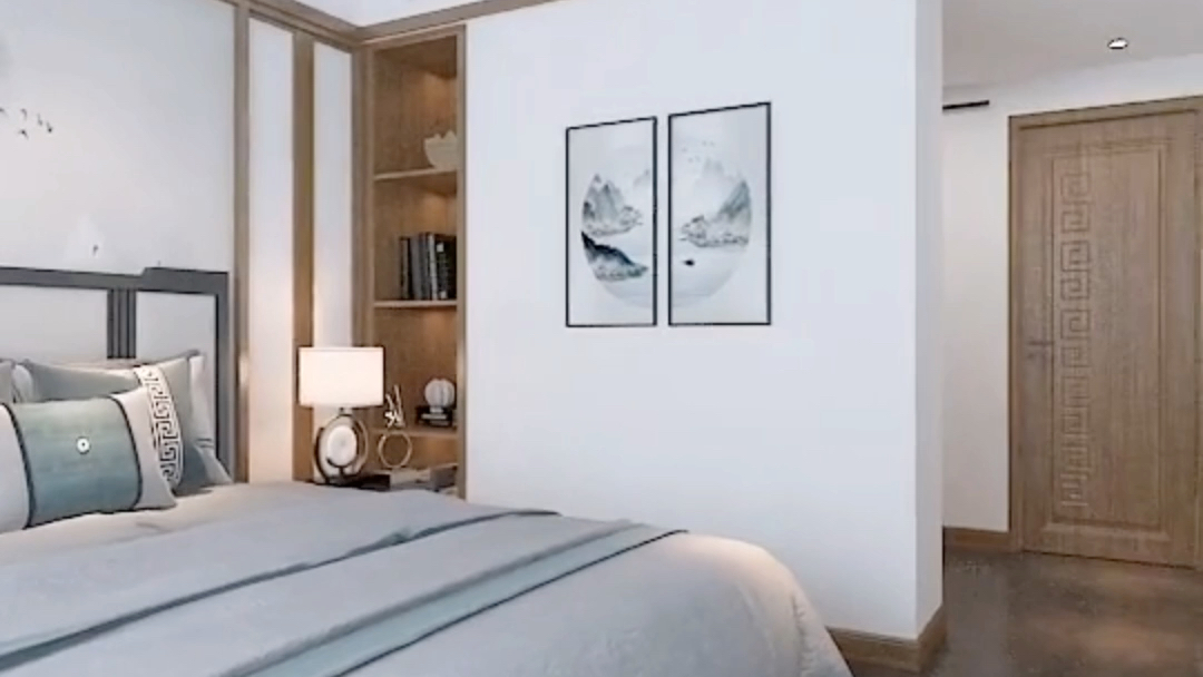 新中式风格设计的家具处处散发着简洁优雅、唯美大气的层次之美。