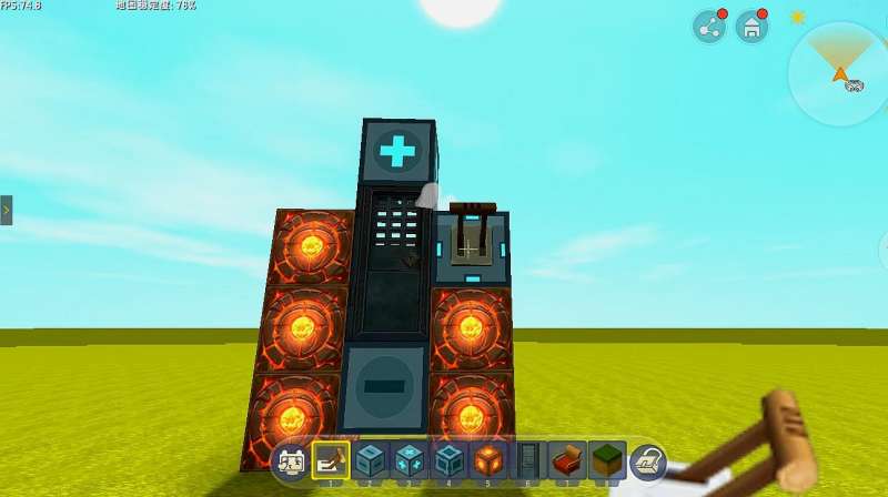 迷你世界:制作能够伸缩自如的升降门教程