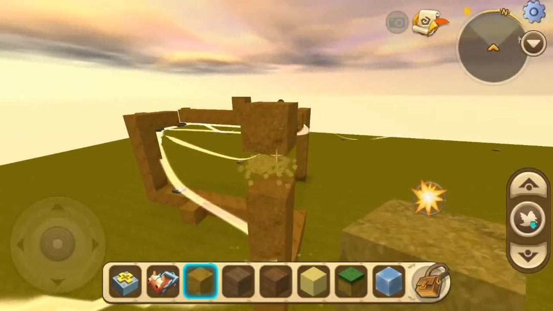 迷你世界 在未知岛屿上修建城堡