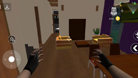 神偷模拟器,半夜偷东西听见诡异脚步声?