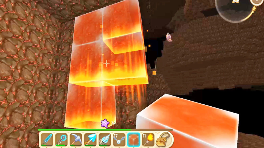 迷你世界多人生存:地下世界传送门,进入后不小心拆掉回不去