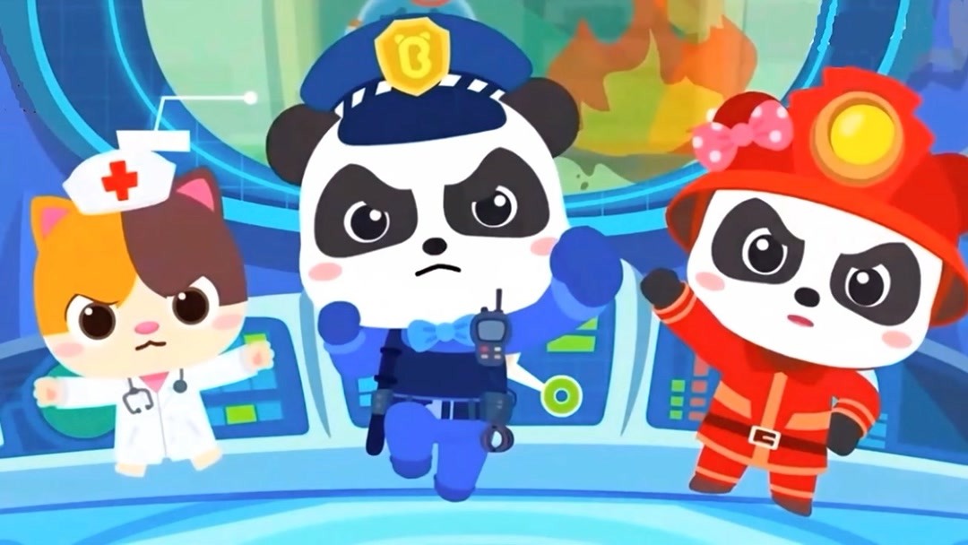 儿童安全动漫:医生警察出动 宝宝巴士音乐剧儿歌大全 汽车动画