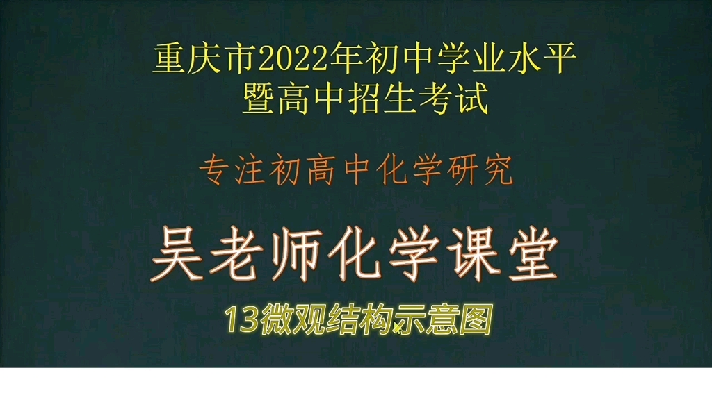 初中化学丨利用微观结构示意图写化学反应方程式