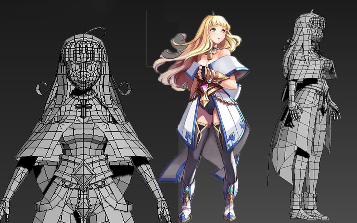 3DMAX建模-难嘛?教你零基础如何快速制作超胸人物角色建模