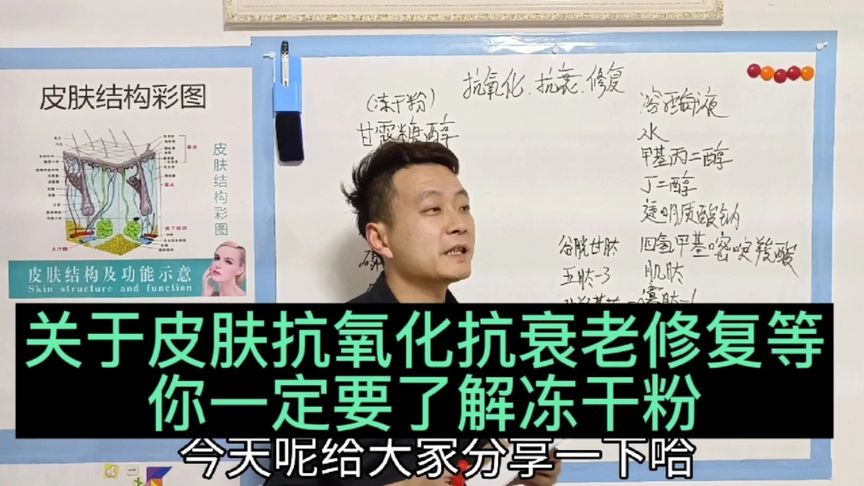 关于皮肤抗氧化抗衰老修复等,你一定要了解冻干粉