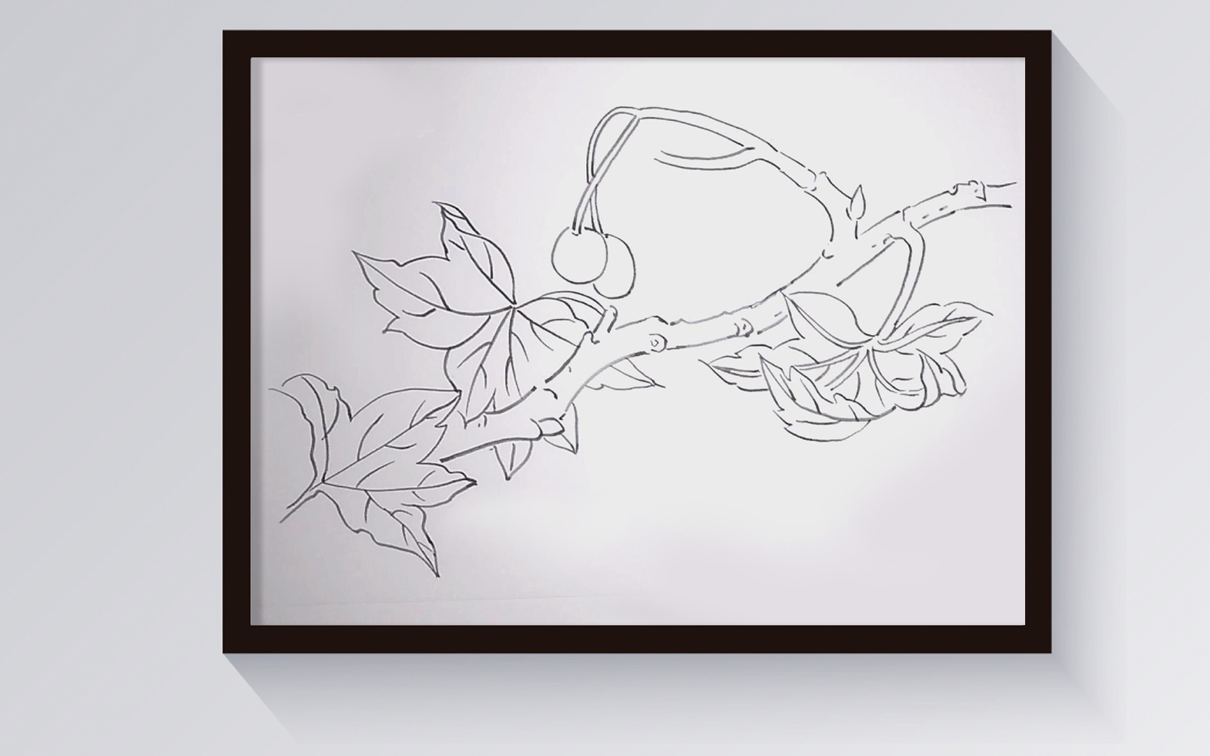 示范花卉线描画法,非常适合初学者!果断收藏!