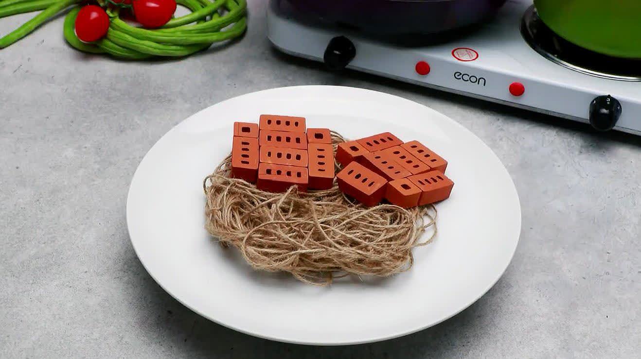 定格动画:停止动作创意烹饪,运动器材做的美食