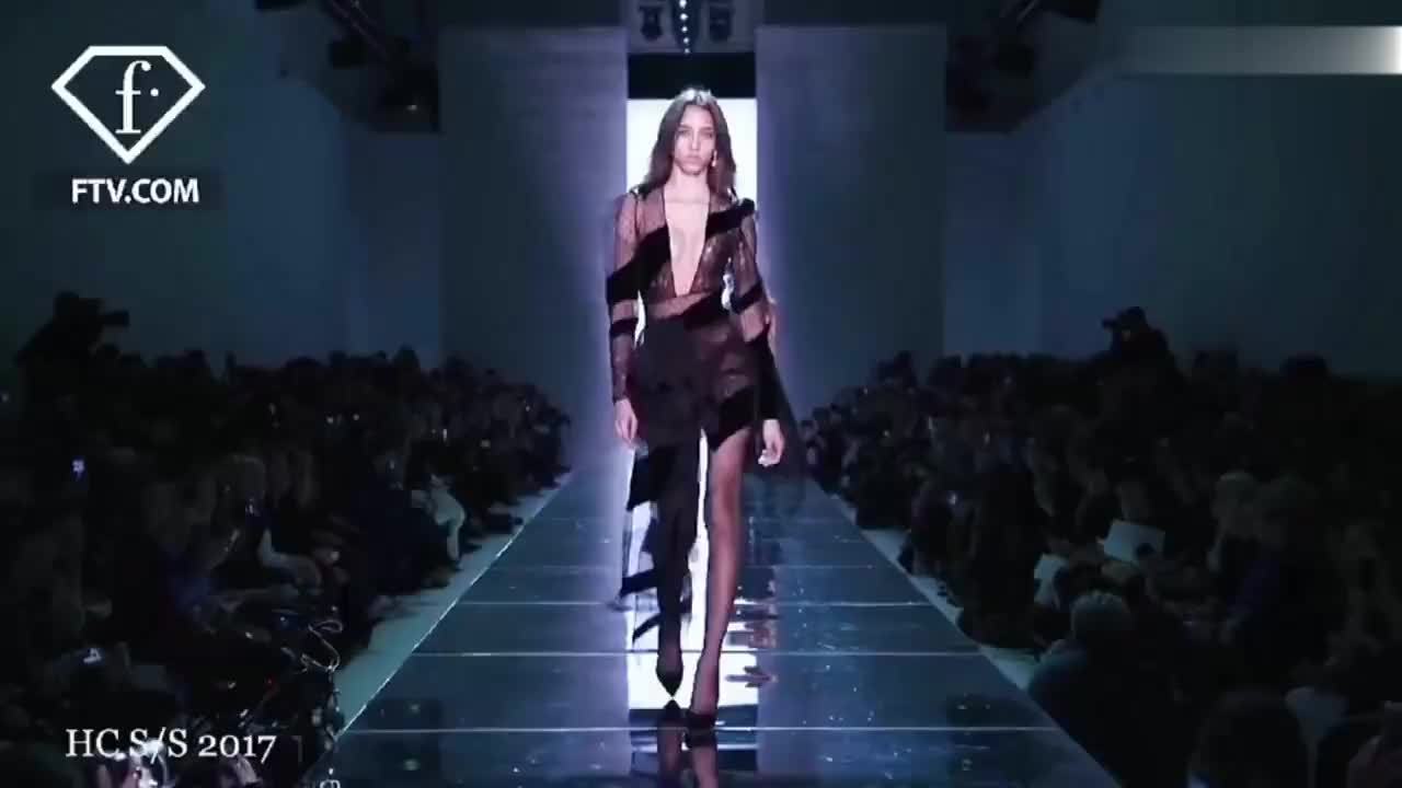 极尽奢华模特走秀,冷艳霸气,性感又丰满