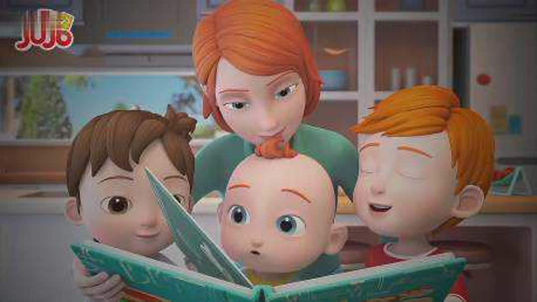 动画片:孩子们跟妈妈做美味的蛋糕和美食,早教英文儿歌亲子游戏