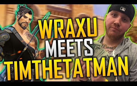 世界排名第一半藏 WRAXU 遭遇 守望最大主播 TIMTHETATMAN(原...