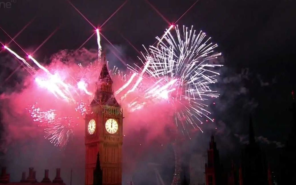 伦敦烟火 2012 -新年 BBC直播
