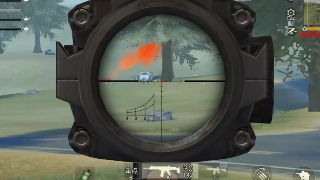 荒野行动PC版 真没开挂 这4倍镜真能透视