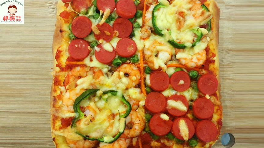 家庭版披萨怎么做好吃,外酥里软 做法非常简单 老公直夸好吃