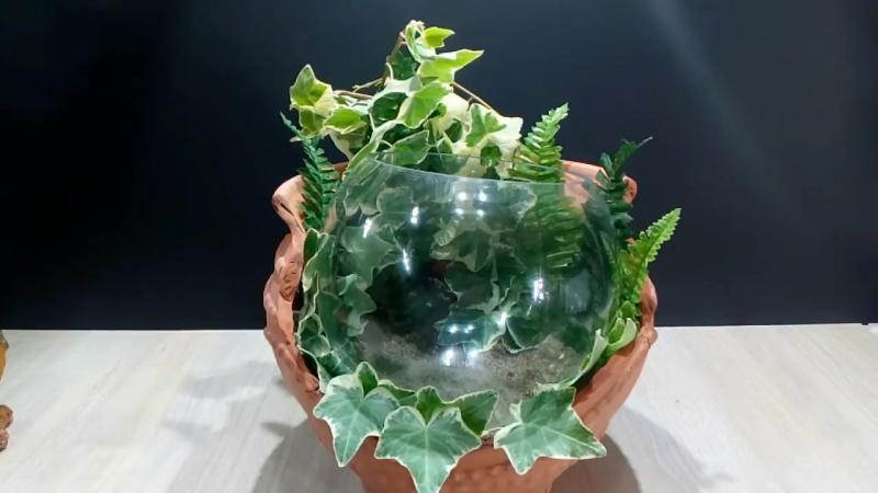 如何制作一个美丽的花瓶鱼缸喷泉