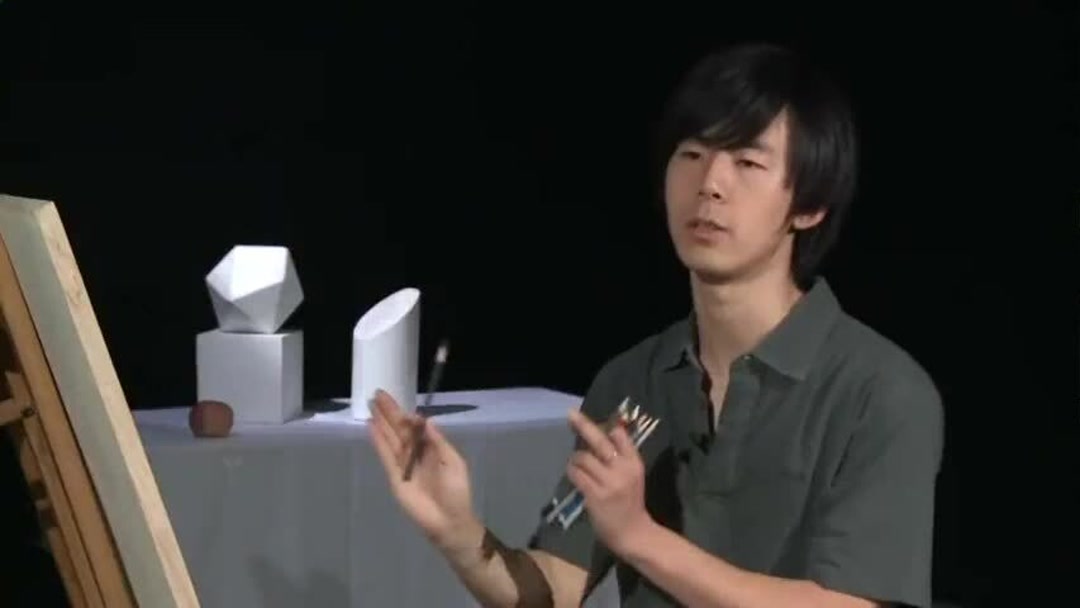 儿童铅笔画_植物速写