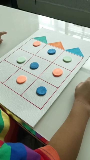 自制简易版华容道儿童逻辑思维游戏