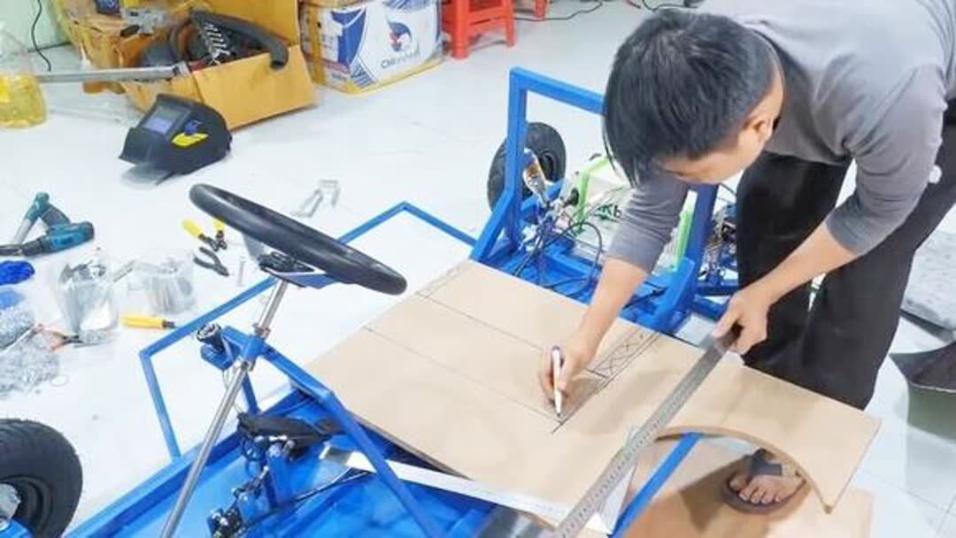 电动车教程,民间高手教你如何在家里建一辆电动卡丁车