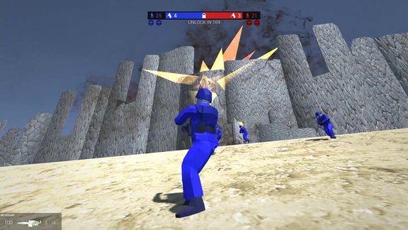 战地模拟器:这把武器太强了,敌人还没落地全部都成盒了