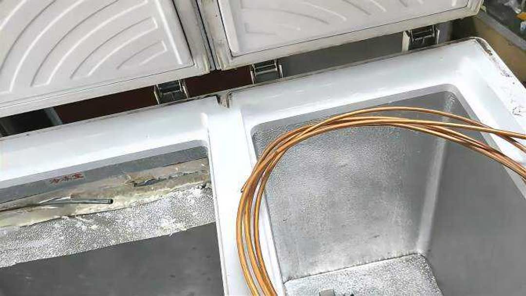 海尔双温冰柜内漏,微创盘管